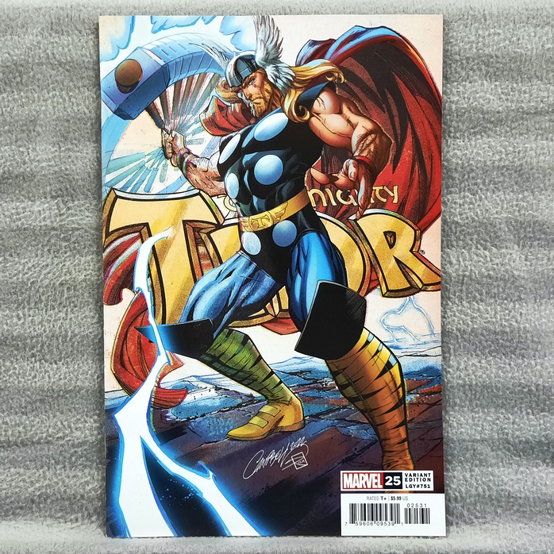 Thor #25 J Scott Campbell Variant (6th Series) Marvel Comics (Donny ...