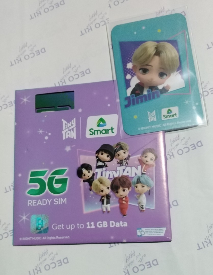 TinyTan Smart Sim with Jimin Rpc, Hobbies & Toys, Memorabilia & Collectibles, K-Wave on Carousell