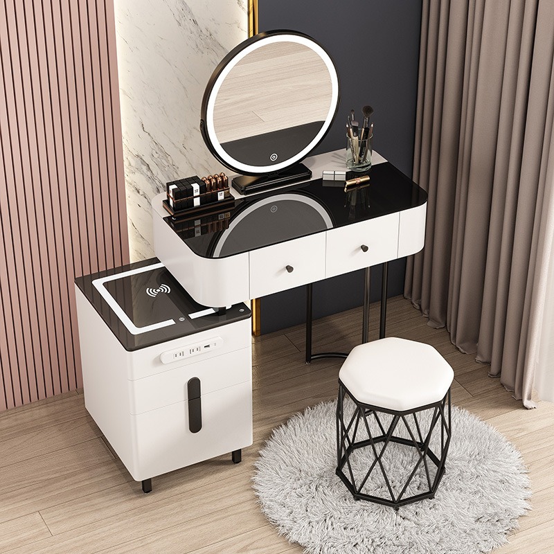 Toilet Table Paul Dressing Table 80/100/120CM Free Install, Furniture ...
