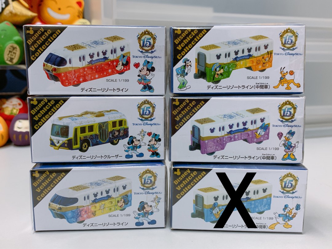 Tomica Disney Vehicle Collection 15th Tokyo DisneySea Mickey Minnie ...