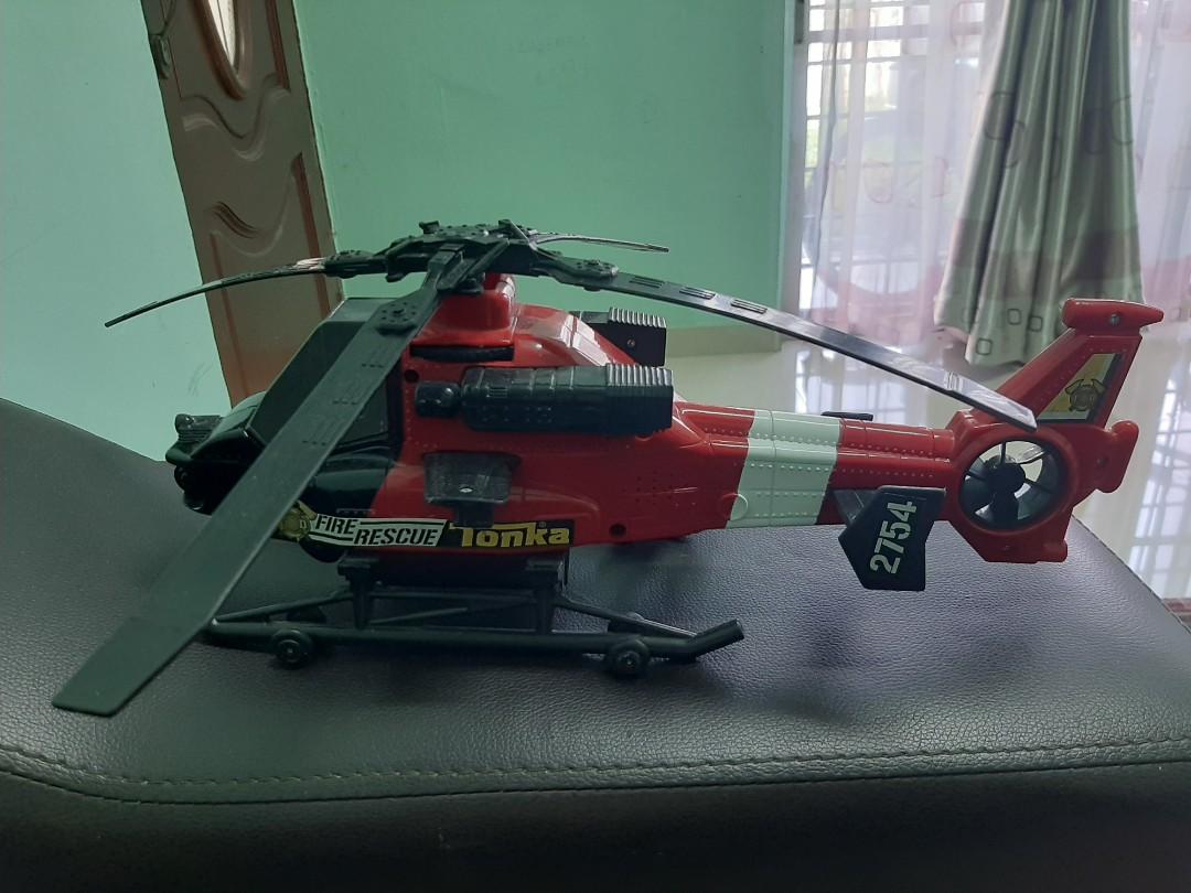 TONKA Fire Rescue Helicopter, Hobbies & Toys, Toys & Games on Carousell