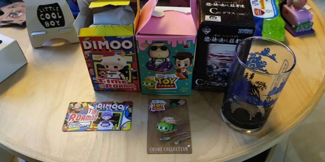 Toy story dimoo popmart one piece kuji glass blind boxes alien, Hobbies ...