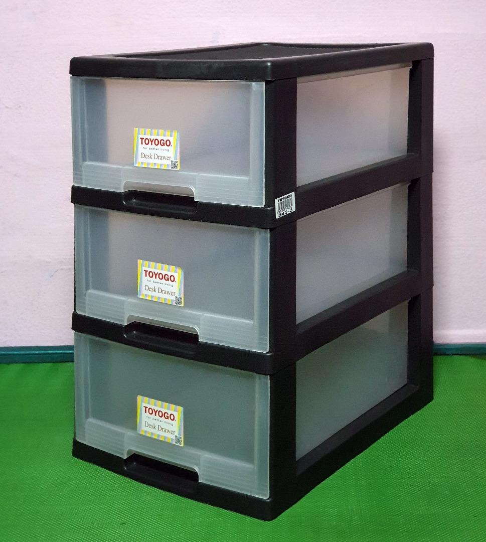 Toyogo 542-3 A4 Drawer (3 Tier), Furniture & Home Living, Home ...