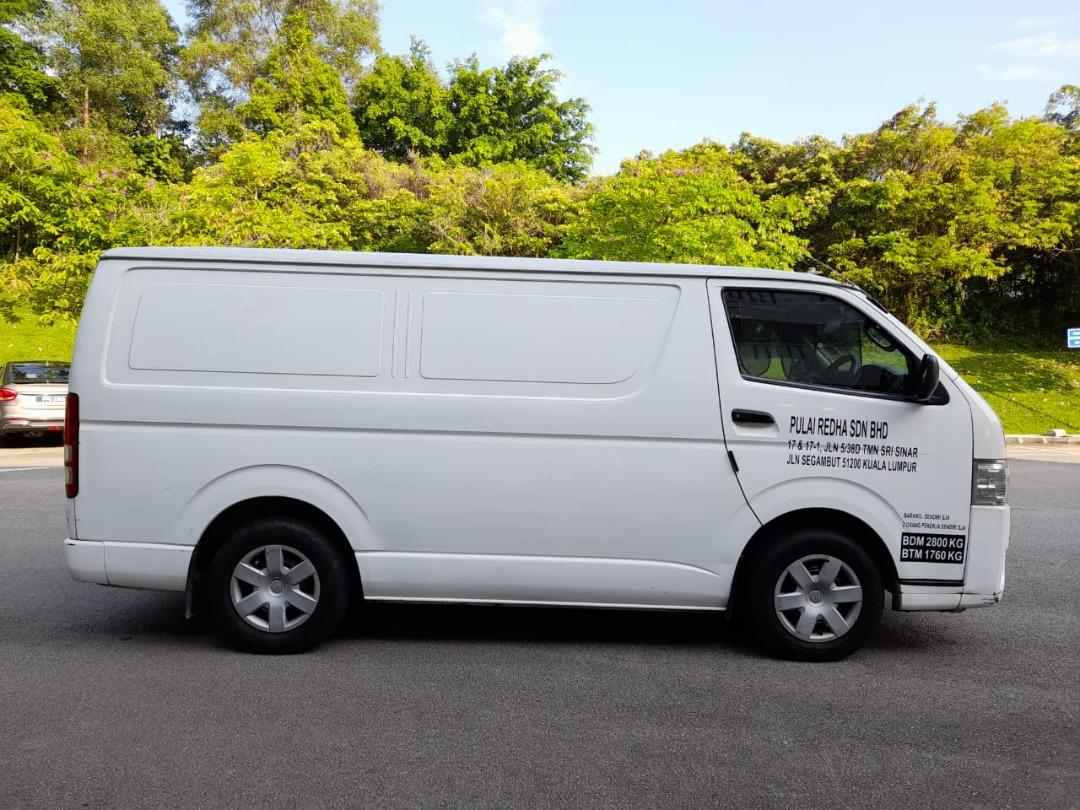 TOYOTA HIACE PANEL VAN 2.5, AMPANG, Cars, Vehicle Rentals on Carousell