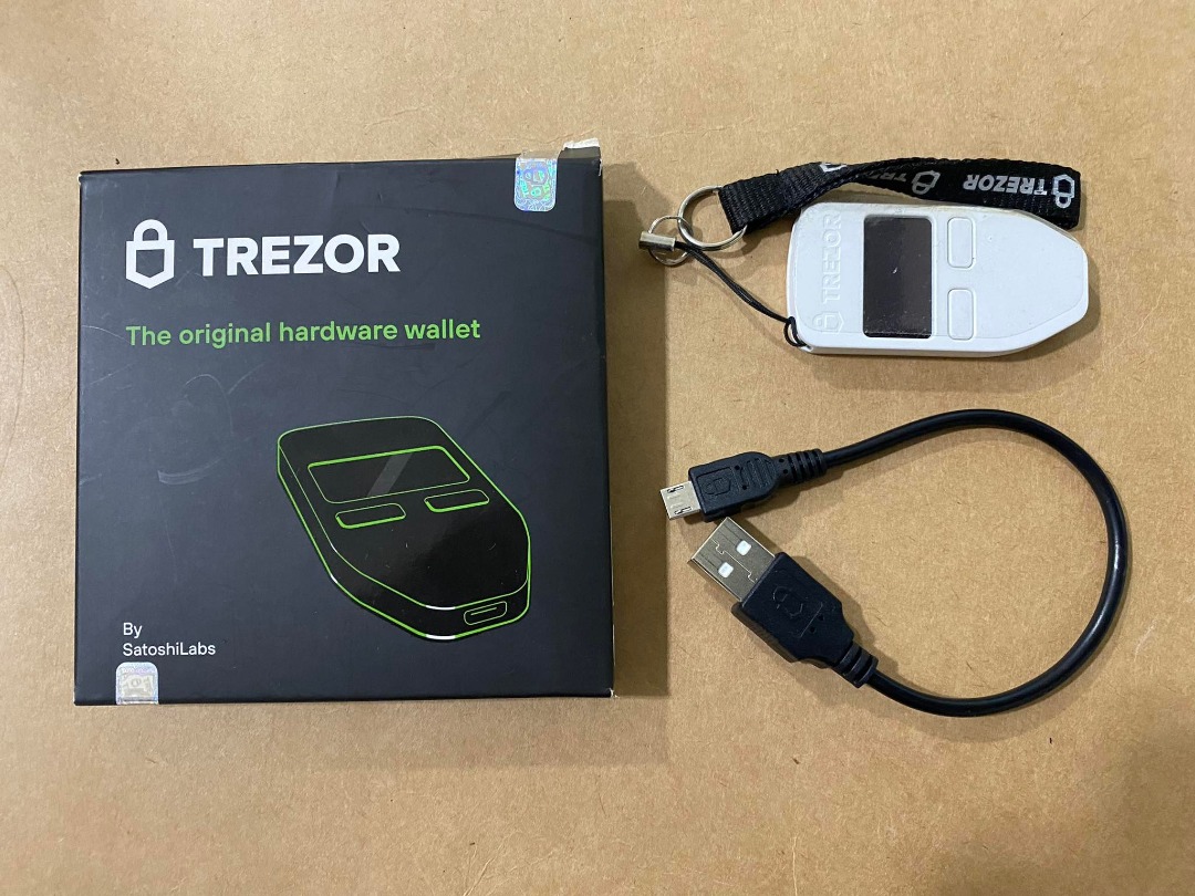 Trezor Model One (White), Computers & Tech, Parts & Accessories, Other ...