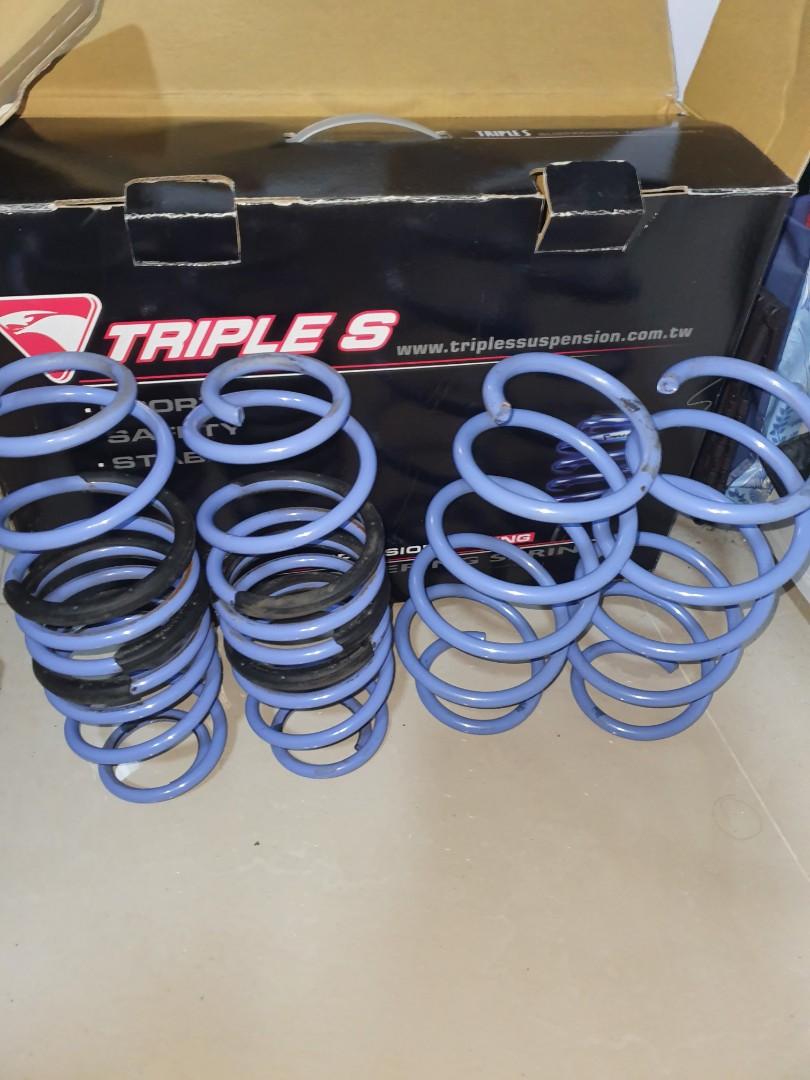 Triple S lowering sport spring for GK fit jazz, Car Accessories ...