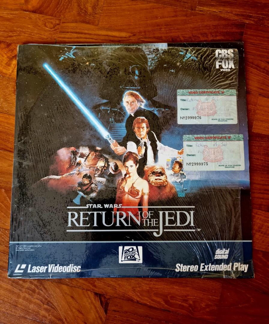 True Lies, Star Wars Return of the Jedi - Original Laser Discs, LD, Arnold Schwarzenegger, Jamie ...
