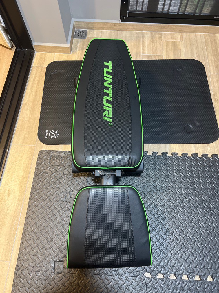 Tunturi Utility Workout Bench, Sports Equipment, Exercise & Fitness ...