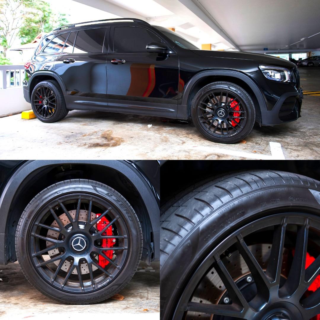 Tyre Wheel Rim Protector Black Ring (Aluminium Metal Alloy), Car ...