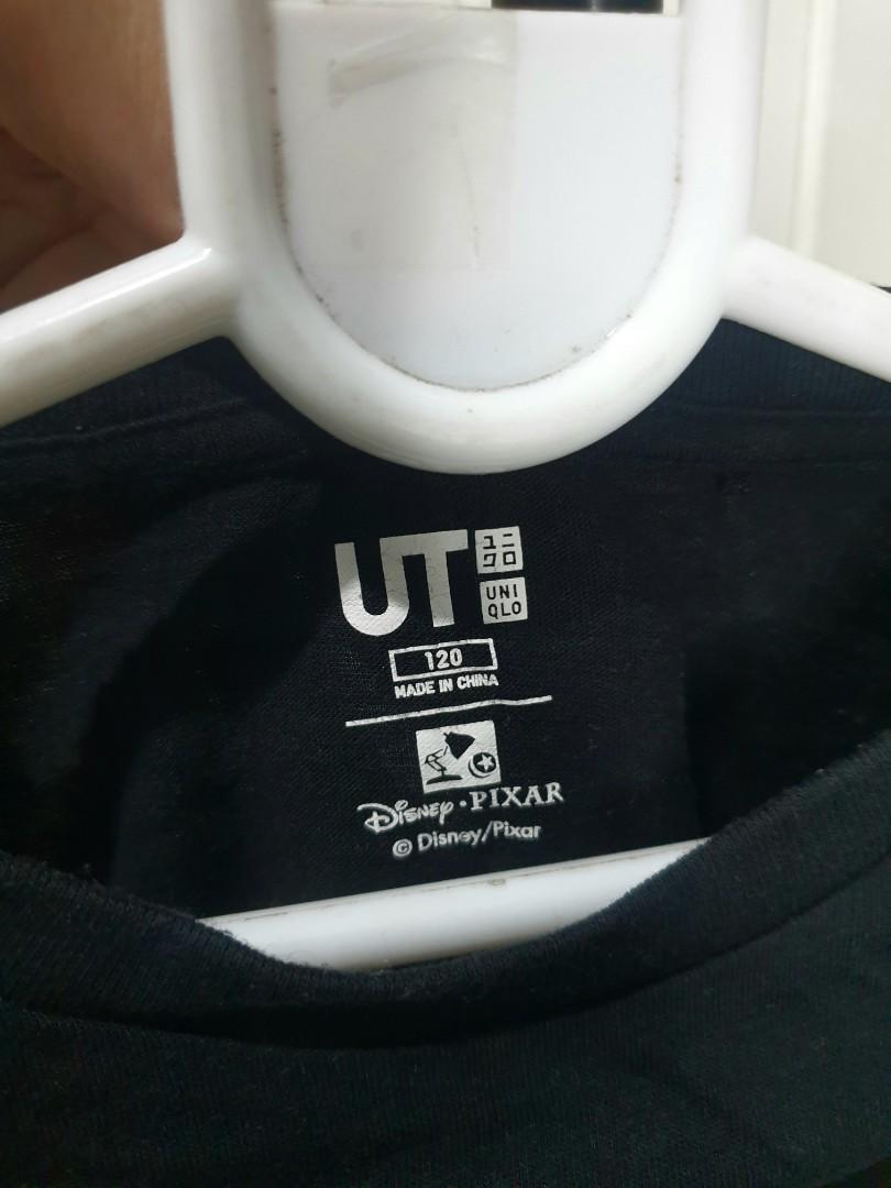 Uniqlo UT x Disney Pixar black shirt, Babies & Kids, Babies & Kids ...