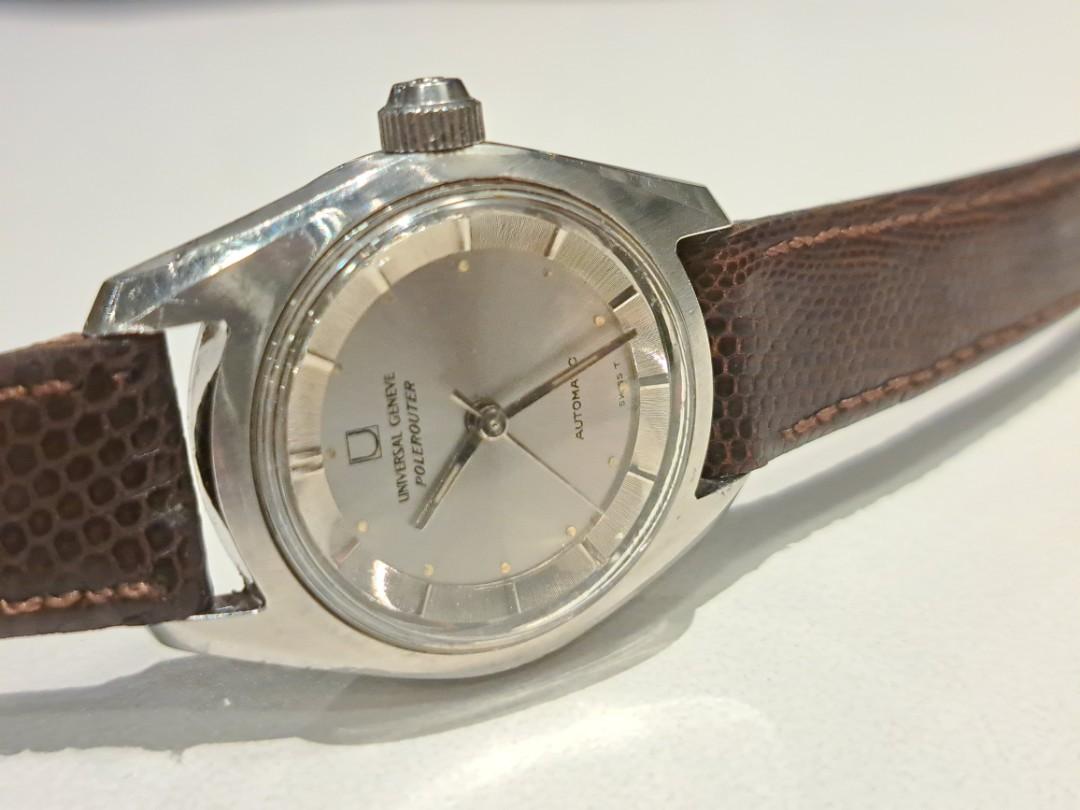 UNIVERSAL GENEVE 宇宙 Polerouter (Lady) Gerald Genta automatic All ...