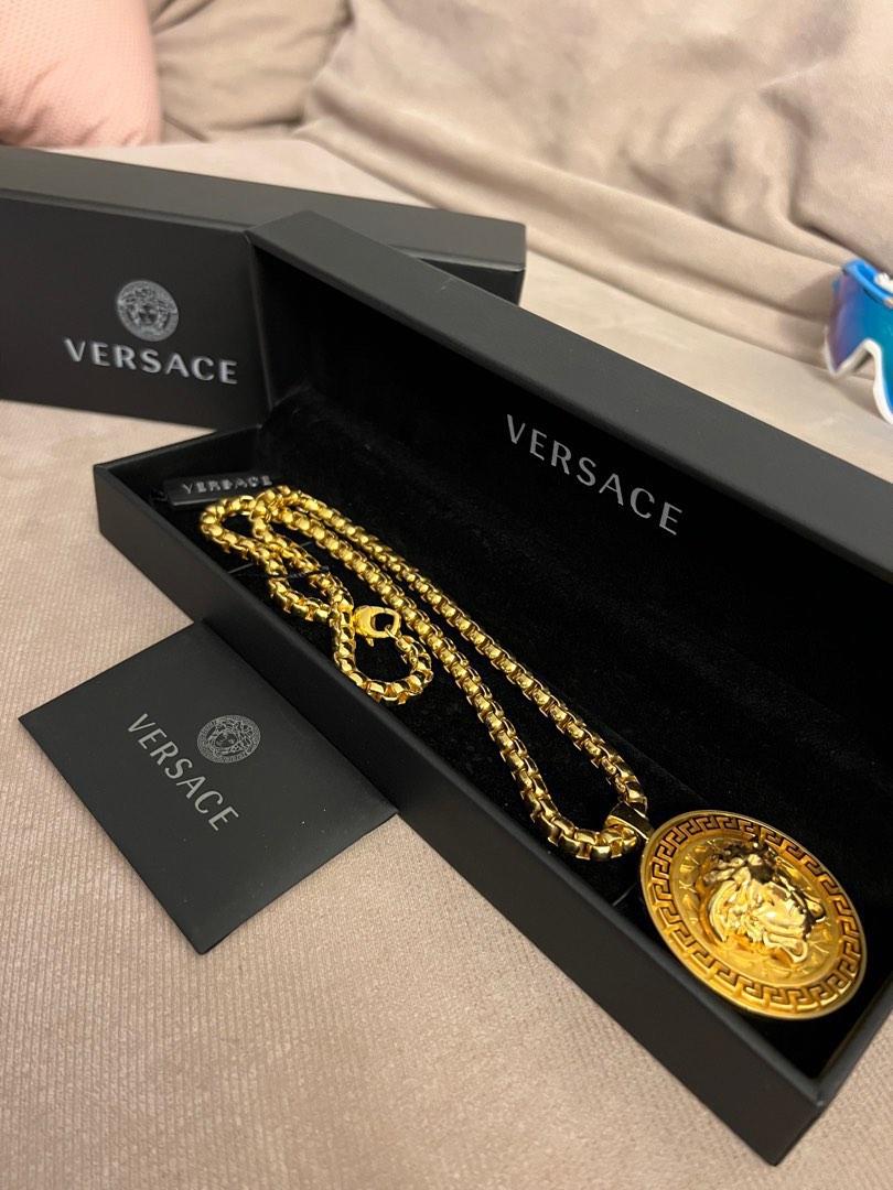 Versace Medallion Necklace, Luxury, Accessories on Carousell