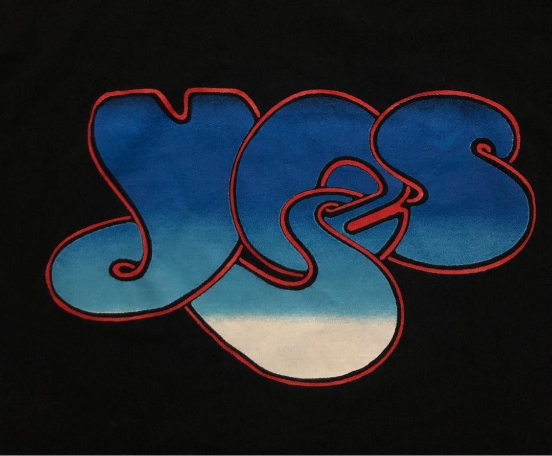 Vintage Baju Band Yes Shirt Fruit Of The Loom, Men's Fashion, Tops ...