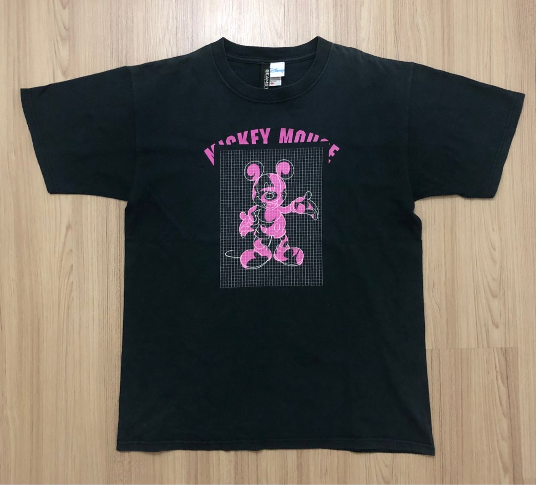 Vintage Baju Beams T Disney Mickey Mouse Anvil Shirt, Men's Fashion ...