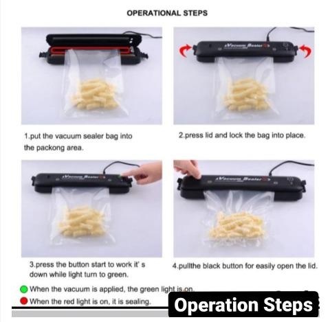 Wet Dry Food Auto Vaccum Home Use Sealer Packaging Machine Plastic Bag ...