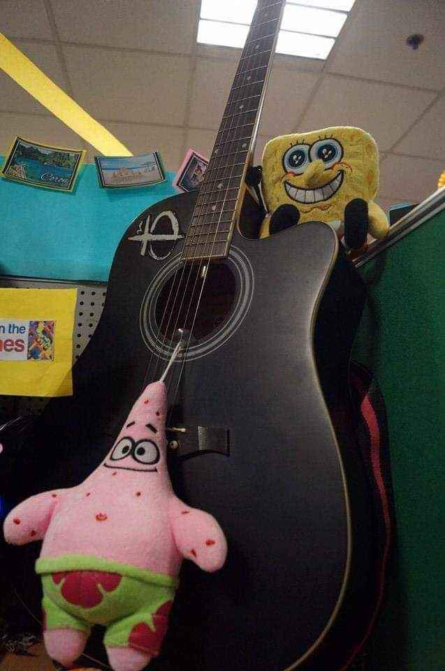 WRIOL ACOUSTIC Guitar with free accessories-black matte, Hobbies & Toys ...