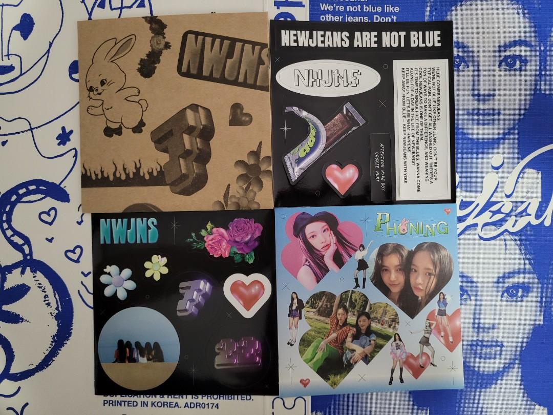 wts/lfb newjeans sticker pack| bluebook album inclusions, Hobbies ...