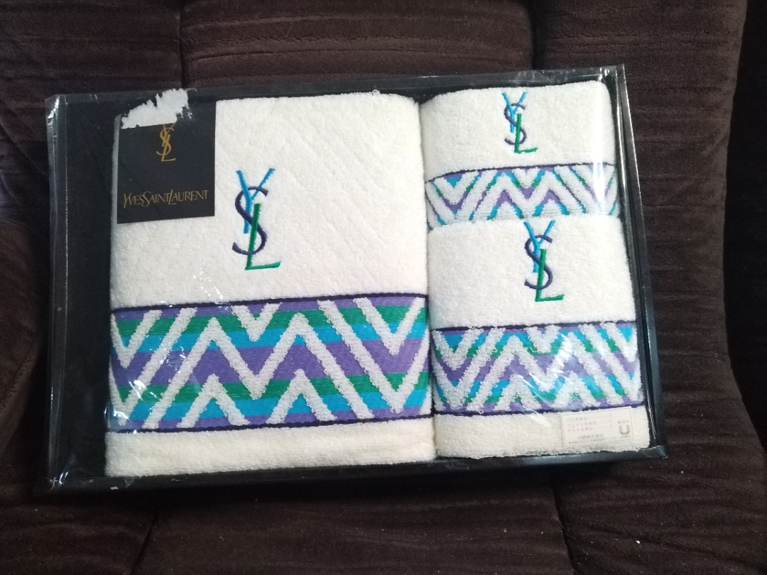 ysl towel & face towel, Furniture & Home Living, Kitchenware ...