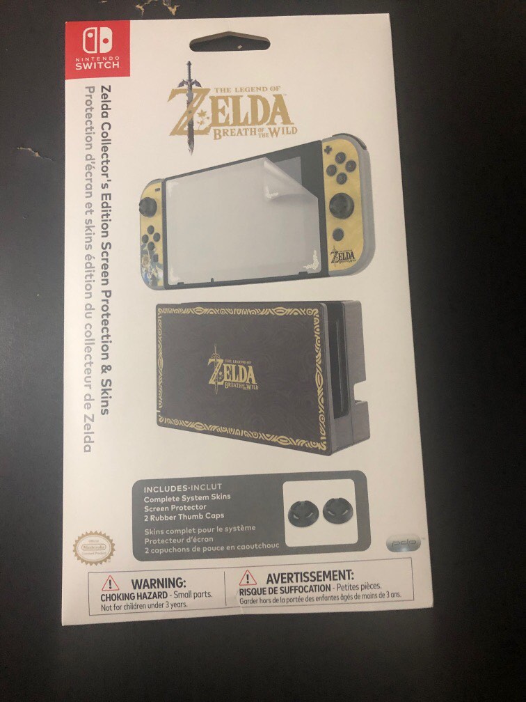 zelda collectors edition screen protection& skins, 電子遊戲, 遊戲機配件, 保護殼及保護套 ...