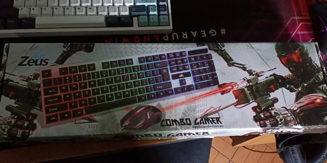 Zeus Keyboard and Mouse, Computers & Tech, Parts & Accessories ...