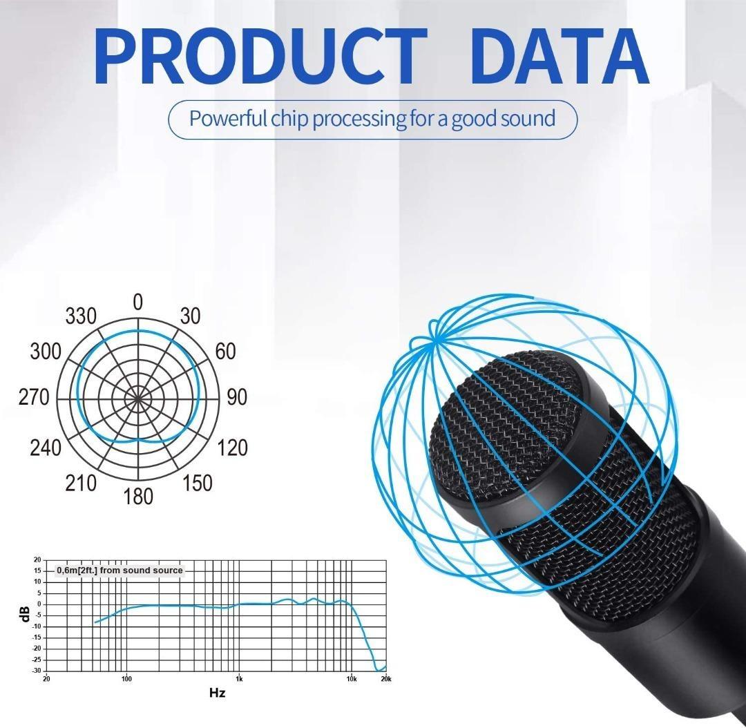 [1442] Aokeo AK-60 Professional Condenser Microphone, Music Studio MIC ...