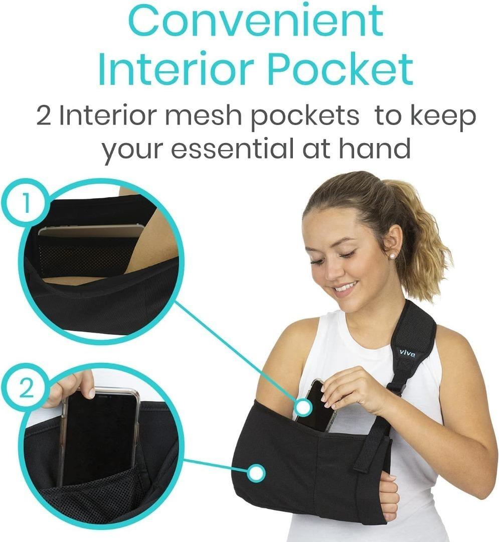 [1562] Vive Arm Sling - Medical Support Strap For Broken, Fractured ...