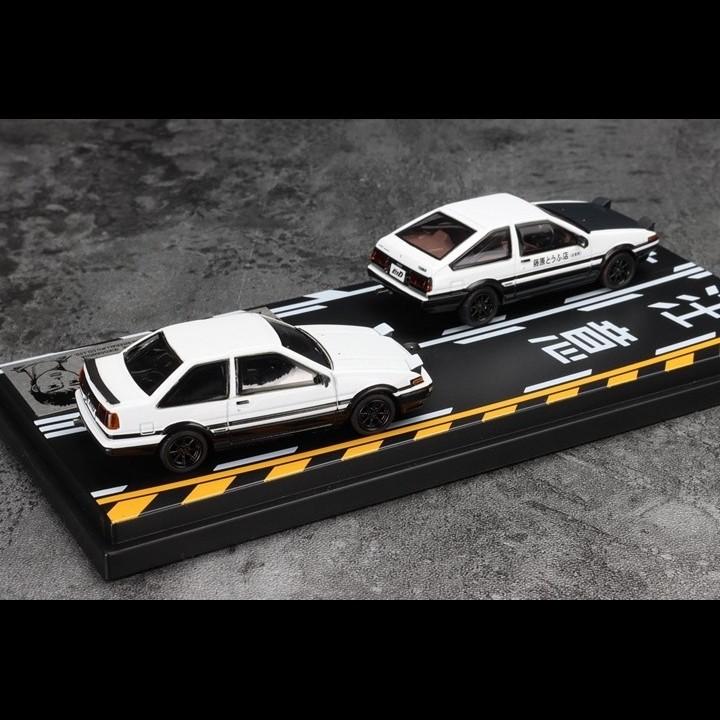1/64 Initial D 5th stage AE86 vs AE86, Hobbies & Toys, Toys & Games on ...