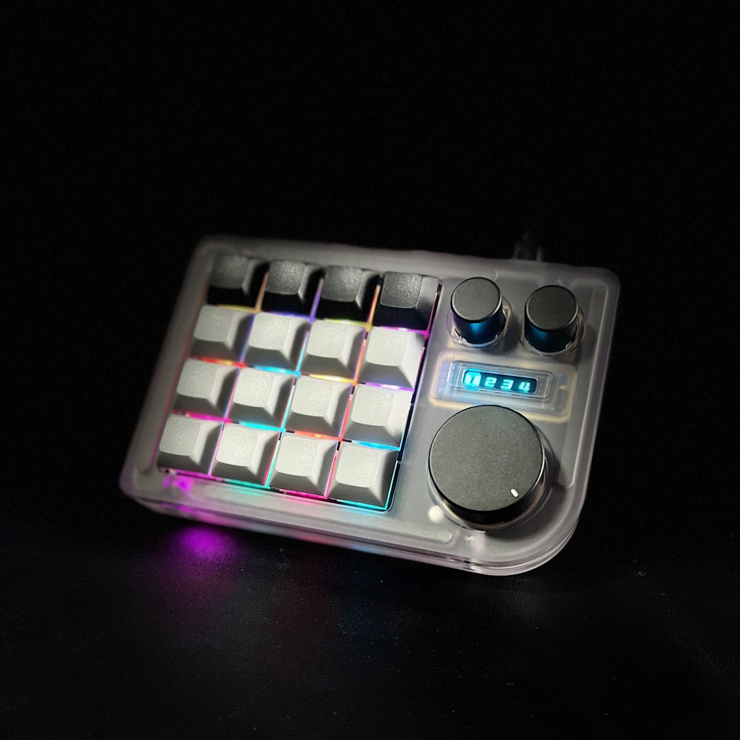 16 Key Programmable Macro Pad With Knobs Computers And Tech Parts