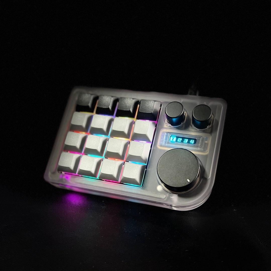 [instock] Doio 16 Key Programmable Macro Pad With Knobs Computers