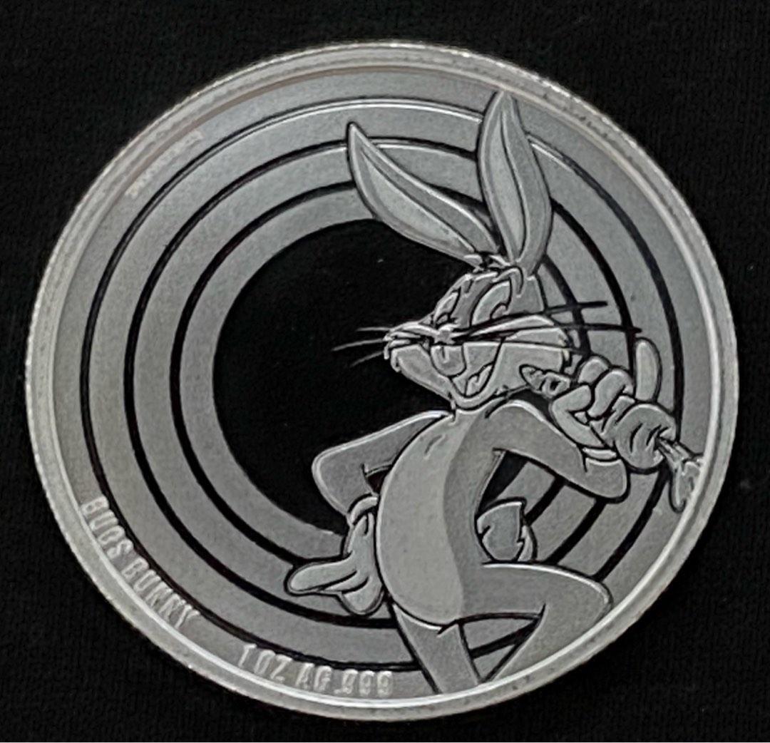 1oz Samoa Looney Tunes Bugs Bunny .999 Silver Coin ,送禮之選 （ 可議價), 興趣及遊戲 ...
