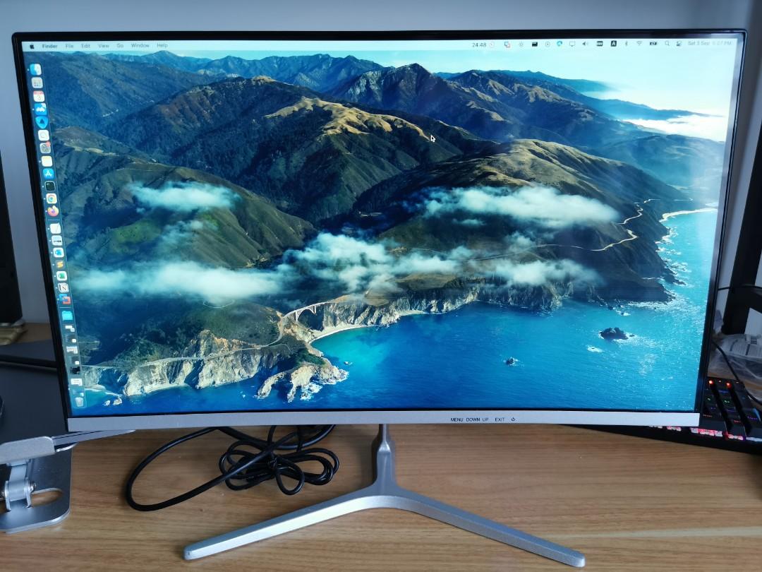 23 inch Curved Monitor Screen, Computers & Tech, Parts & Accessories ...