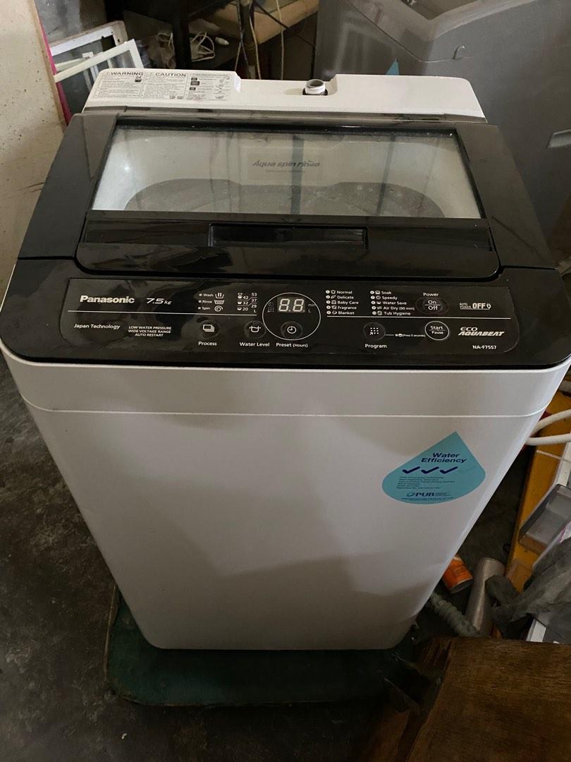 7.5kg Panasonic washing machine / washer, TV & Home Appliances, Washing ...