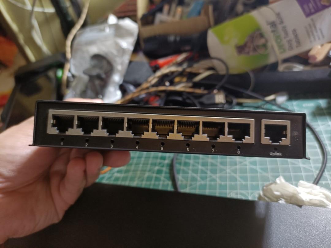 9port network switch metal case, Computers & Tech, Parts & Accessories ...