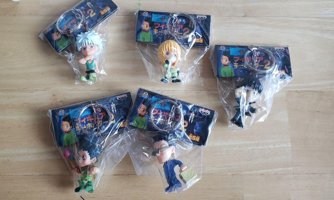 絕版 全職獵人 公仔 5個全套 加送 西索 公仔 Hunter X hunter fugure, 興趣及遊戲, 玩具 & 遊戲類 ...