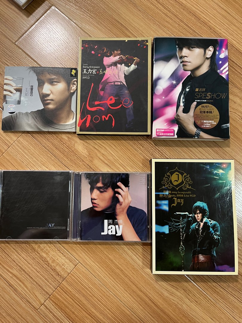 周杰倫，羅志祥，王力宏 CD ,DVD , VCD ($ 100 全部）, 其他, 其他 - Carousell