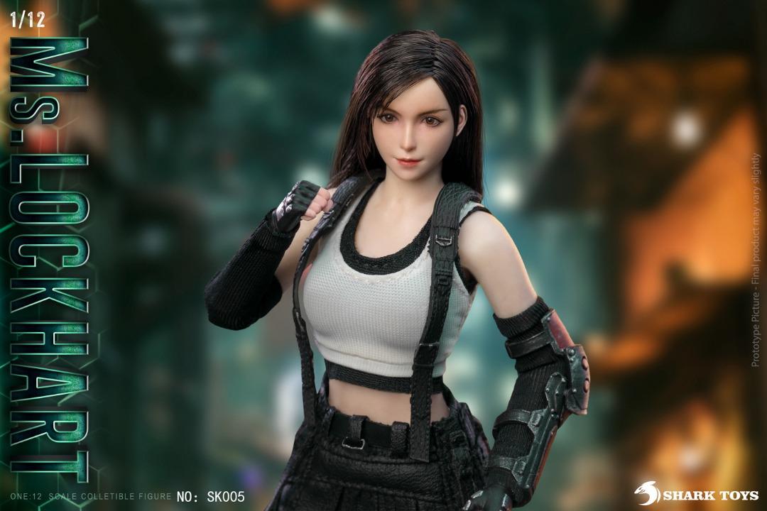 [限時] SHARKTOYS FF7 Tifa 蒂法 1/12 Fantasy Female Warrior 可動 Figure, 興趣及遊戲, 玩具 & 遊戲類 - Carousell
