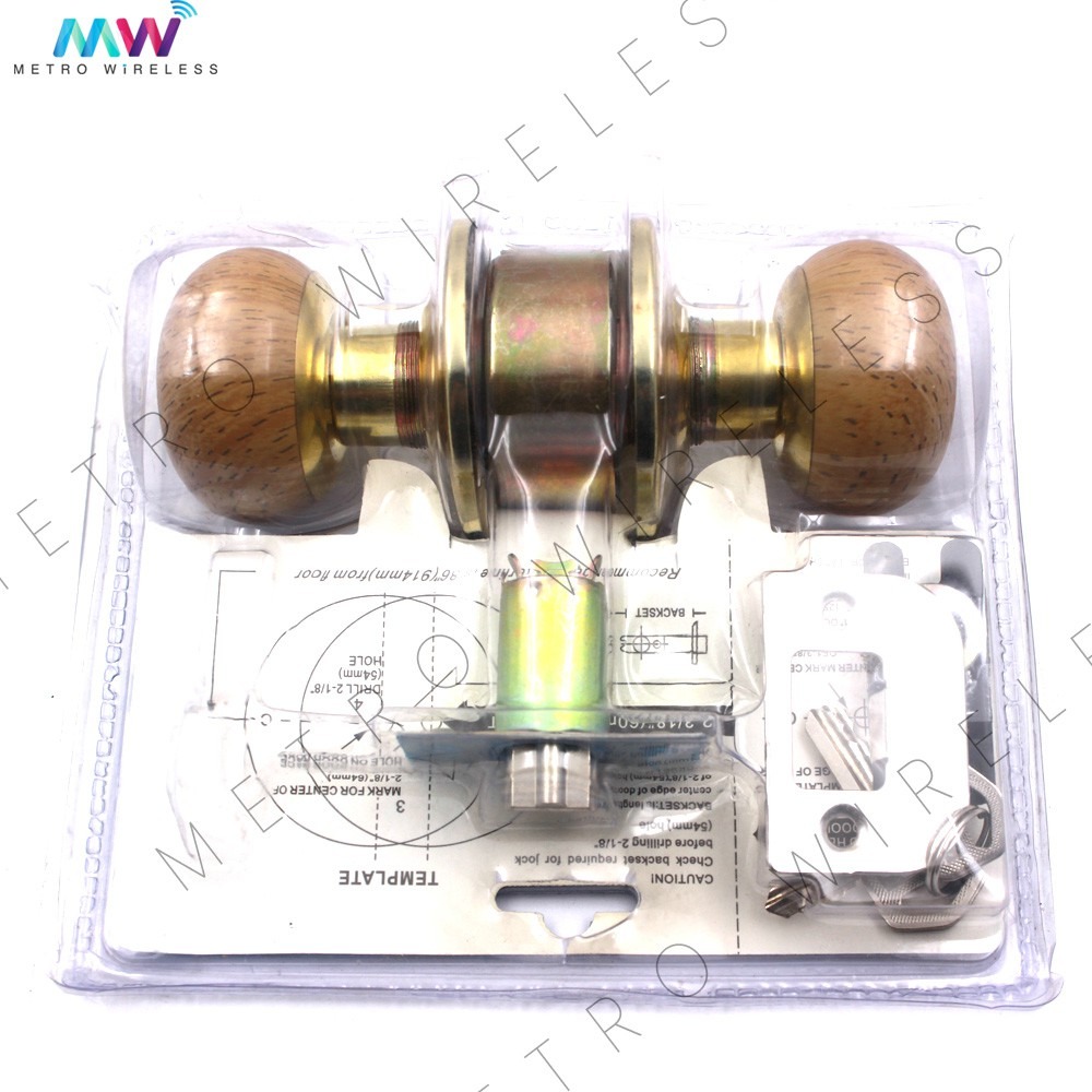 ADC Door Knob Lock Key Set Entrance Door Bedroom Random Color ...