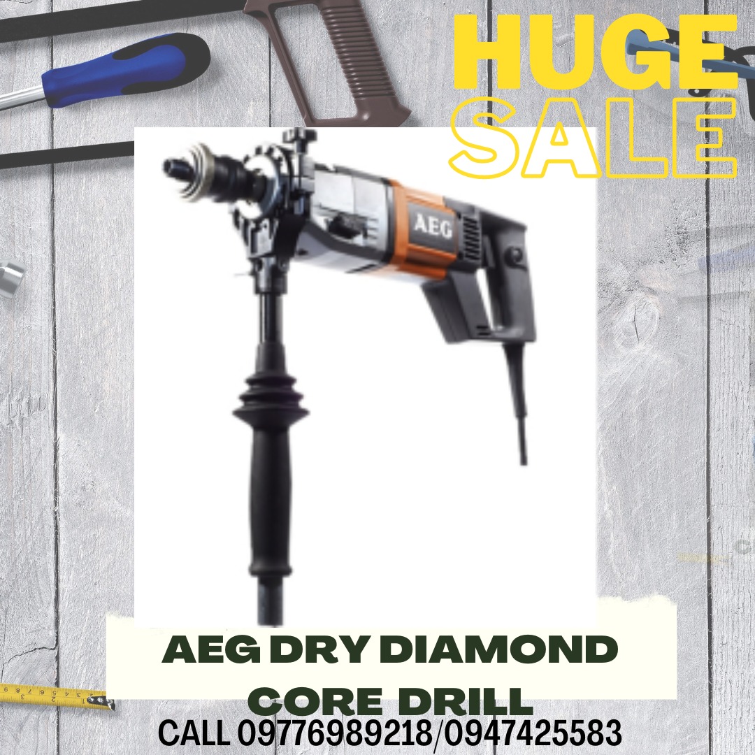 AEG DRY DIAMOND CORE DRILL, Commercial & Industrial, Construction Tools & Equipment on Carousell