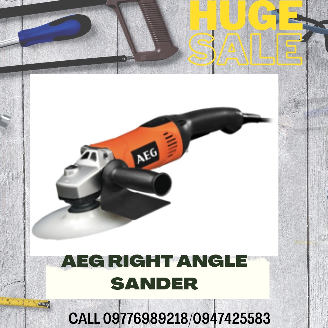 AEG RIGHT ANGLE SANDER, Commercial & Industrial, Industrial Equipment ...