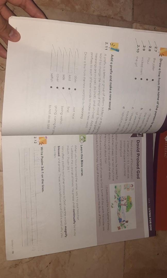 AOP Lifepac Grade 3 Bible, Hobbies & Toys, Books & Magazines, Textbooks ...