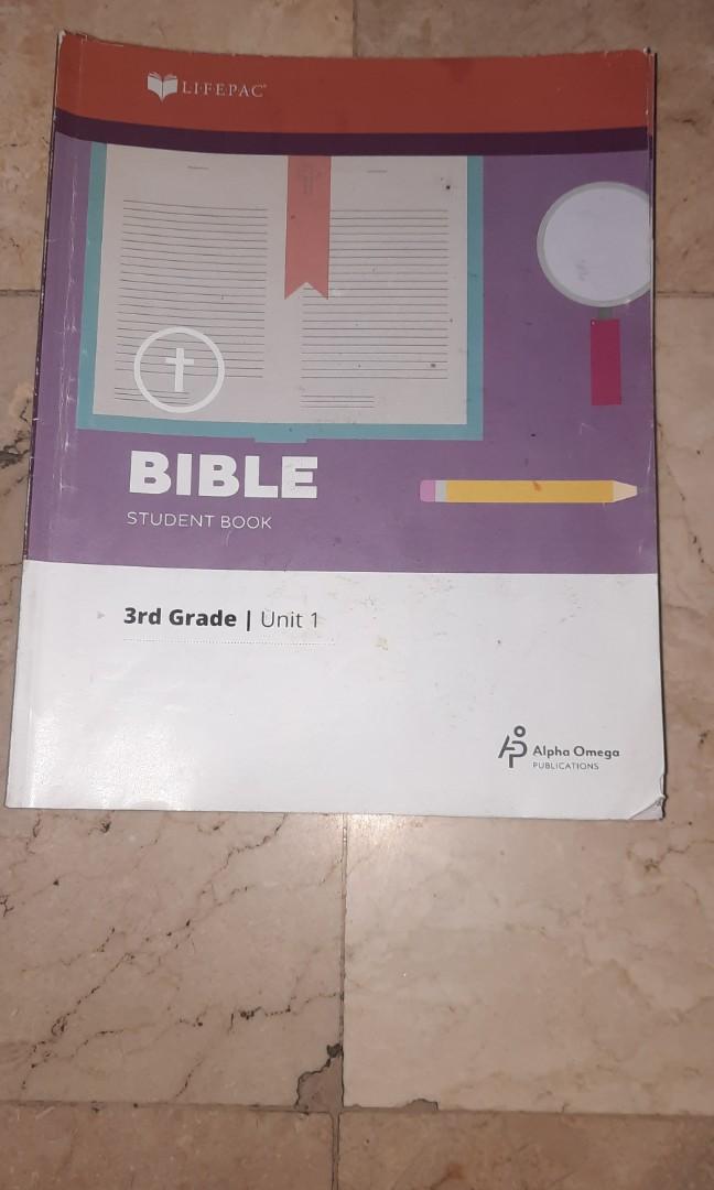 AOP Lifepac Grade 3 Bible, Hobbies & Toys, Books & Magazines, Textbooks ...