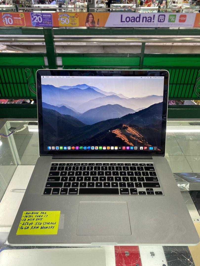 Apple MacBook Pro 2015 15-Inch Core i7 16GB RAM 256GB SSD No Issue Test ...