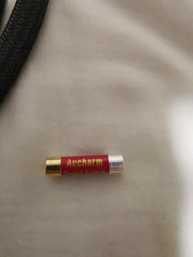 Aucharm red fuse 13A for uk plug, Audio, Other Audio Equipment on Carousell