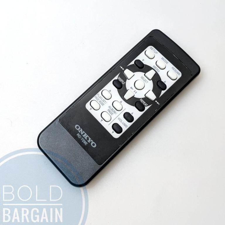 Authentic ONKYO RC-729E Wireless Infrared Remote Control Unit for Interactive iPod iPhone ...