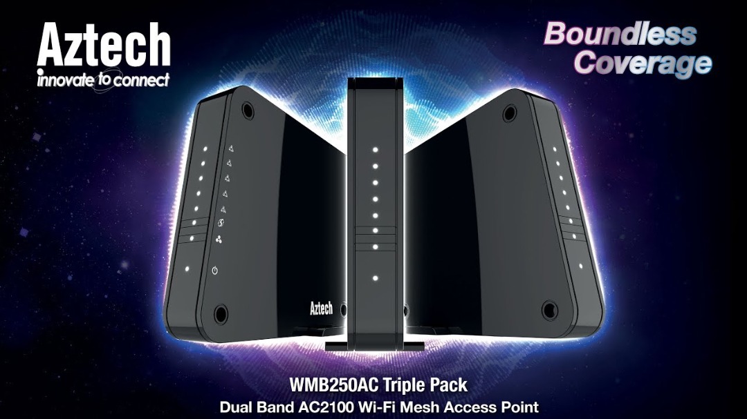 3 nodes WiFi Mesh - Aztech WMB250AC Triple Pack Dual Band AC2100, Computers & Tech, Parts ...