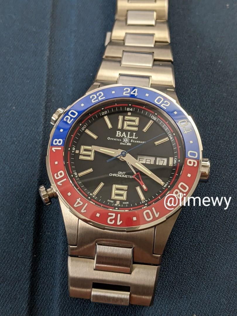 Ball Roadmaster Marine GMT Titanium (ceramic bezel), Men's Fashion ...