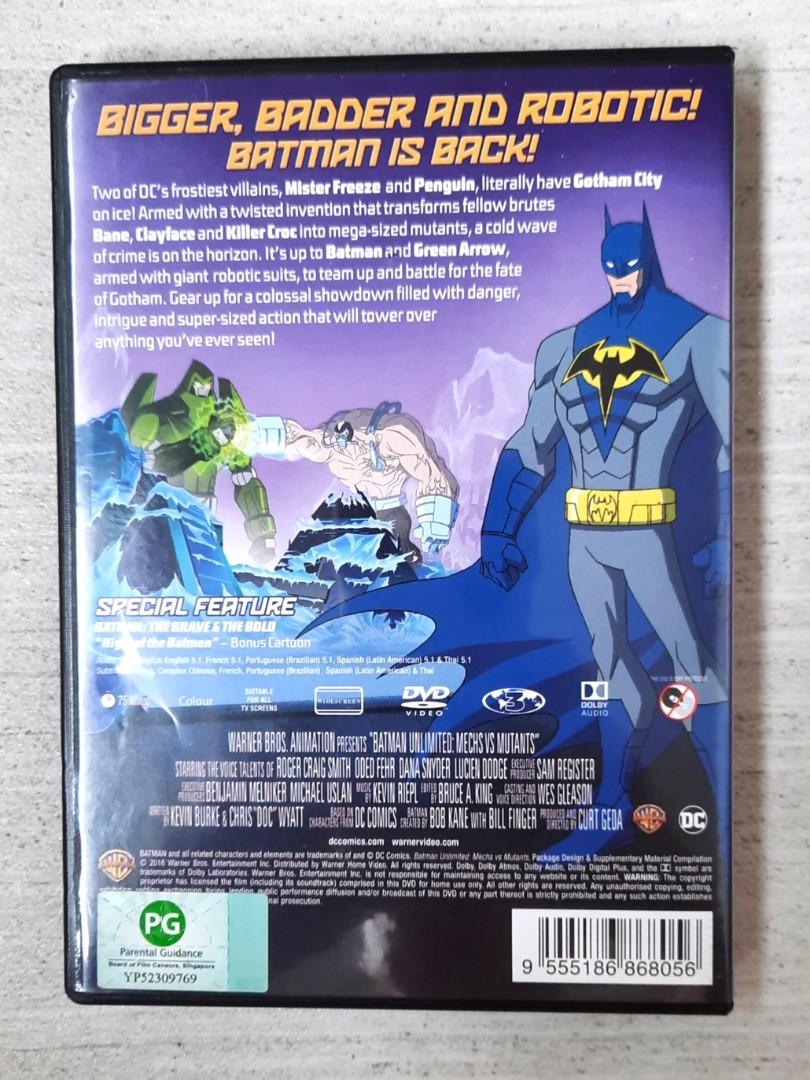 Batman Unlimited : Mechs vs Mutants (2016) DVD, Hobbies & Toys, Music ...