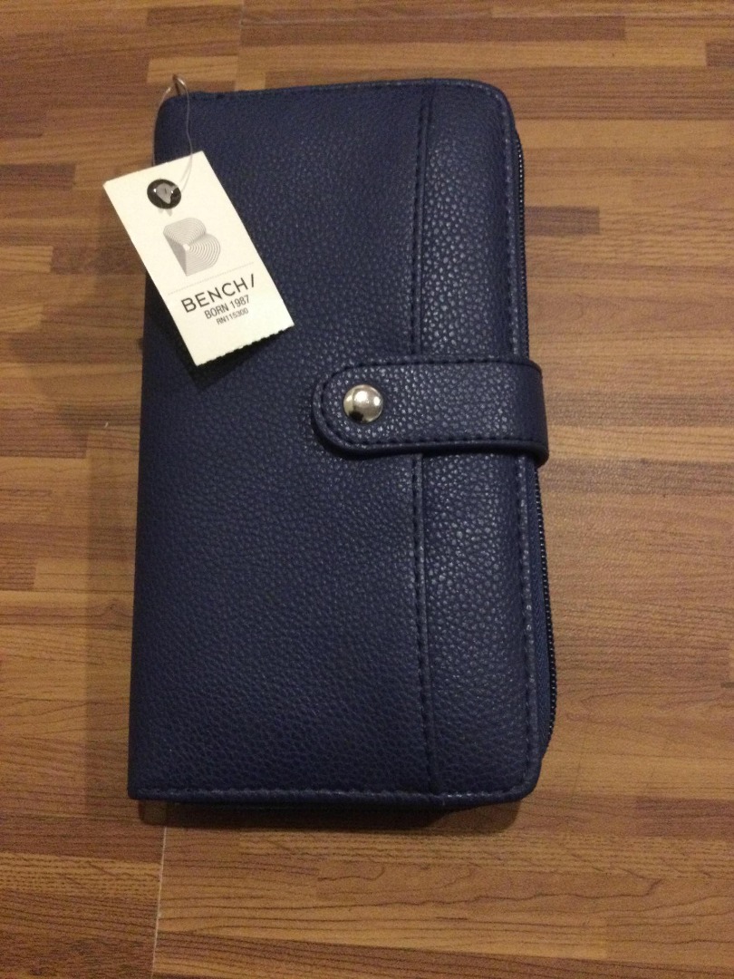 Bench Blue Wallet, Women's Fashion, Bags & Wallets, Wallets & Card ...