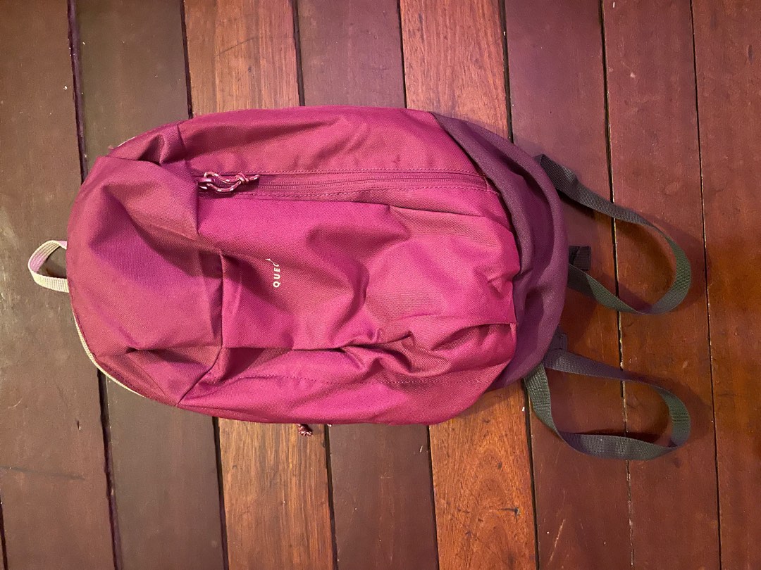 BIKER BACKPACK 10L Decathlon Maroon, Women's Fashion, Bags & Wallets ...