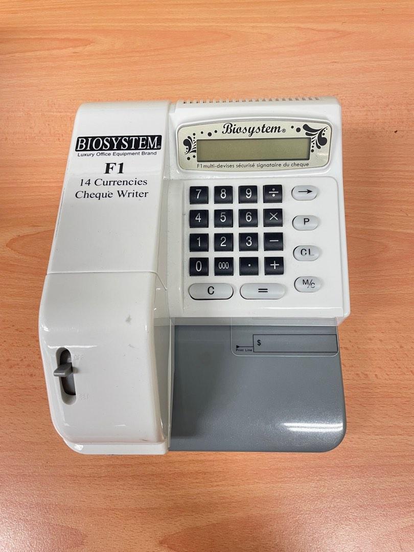 Biosystem Cheque writer F1, Computers & Tech, Office & Business ...